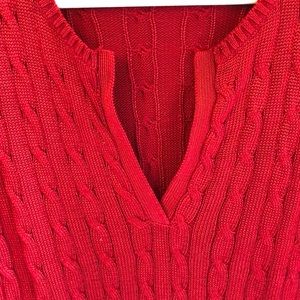 Lauren Ralph Lauren | Sweaters | Ralph Lauren Bright Red Sweater | Poshmark